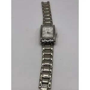 Relic | Accessories | Relic Womens Watch Silver Tone Rectangle Case ...